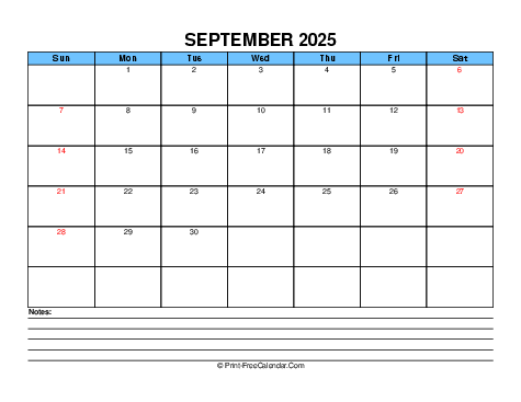 Online Monthly Calendar