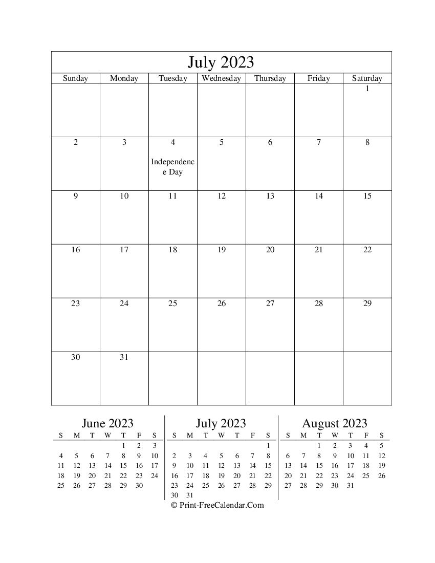 Editable Calendar July 2023 Portrait Layout Editable Calendar July 2023 Portrait Layout